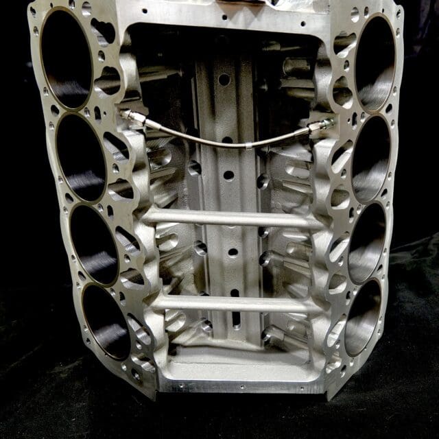 Stock Street Cast Iron 400 Wedge Block - Indy Cylinder Head