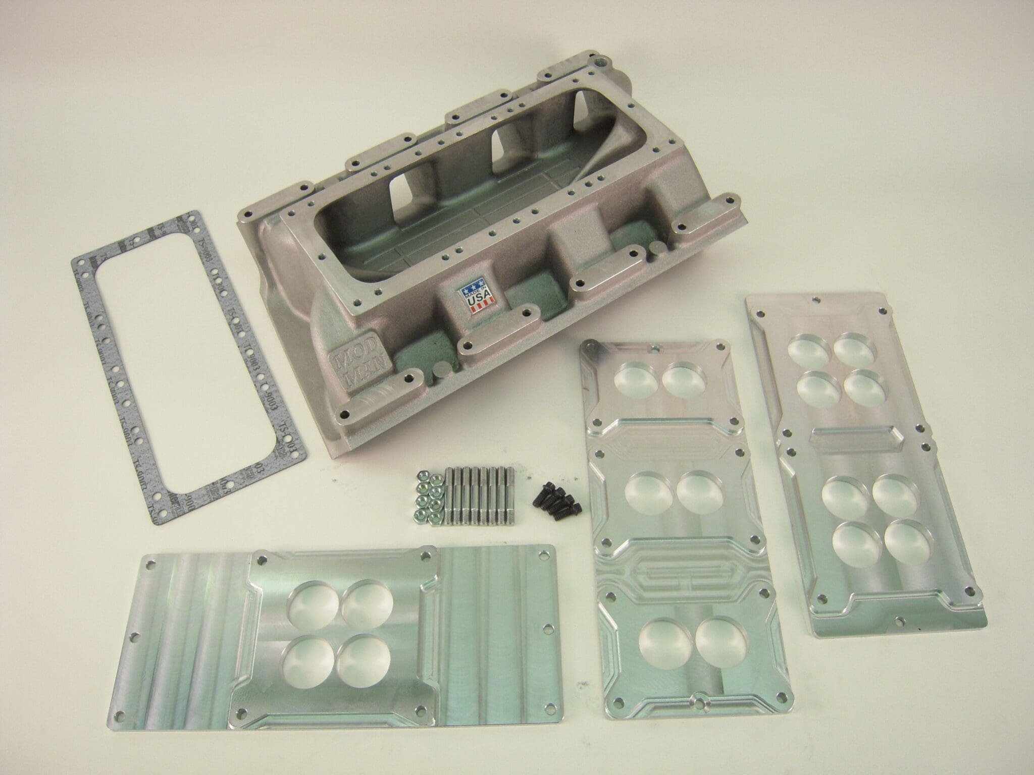 426 Hemi Mod Man Intake Base w fuel rails for EFI & OEM Heads - Indy ...