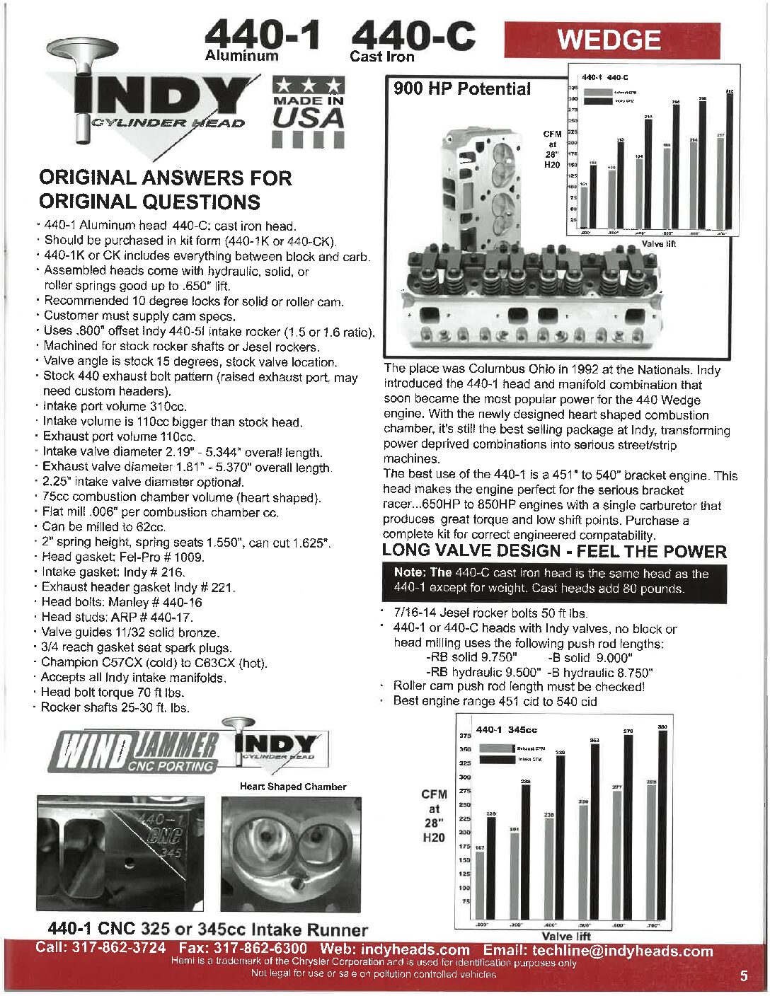 325 CNC Windjammer Porting - Indy Cylinder Head