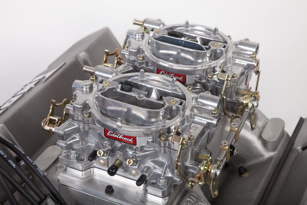 426 Hemi 2X4 Mod Man Intake Complete Kit (Edelbrock) - Indy Cylinder Head