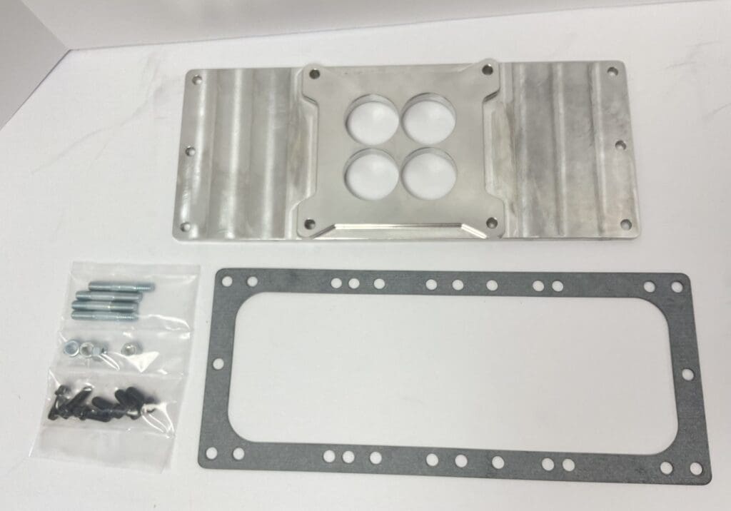 Single Four 4150 Mod Man Top Plate - Indy Cylinder Head
