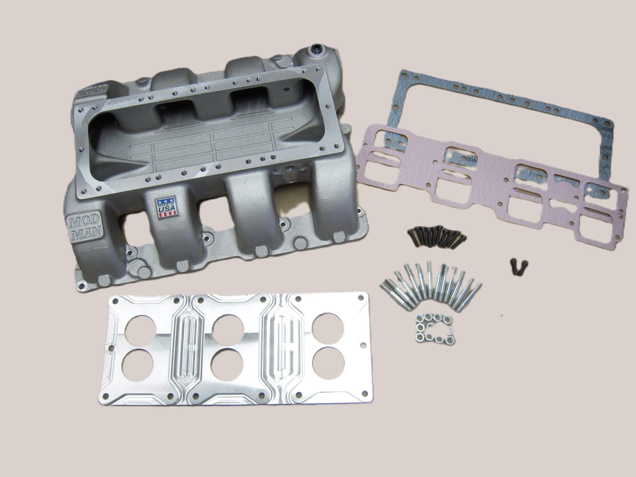 Mod Man Intake Complete w/ Top Plate for 6.1 Hemi - Indy Cylinder Head