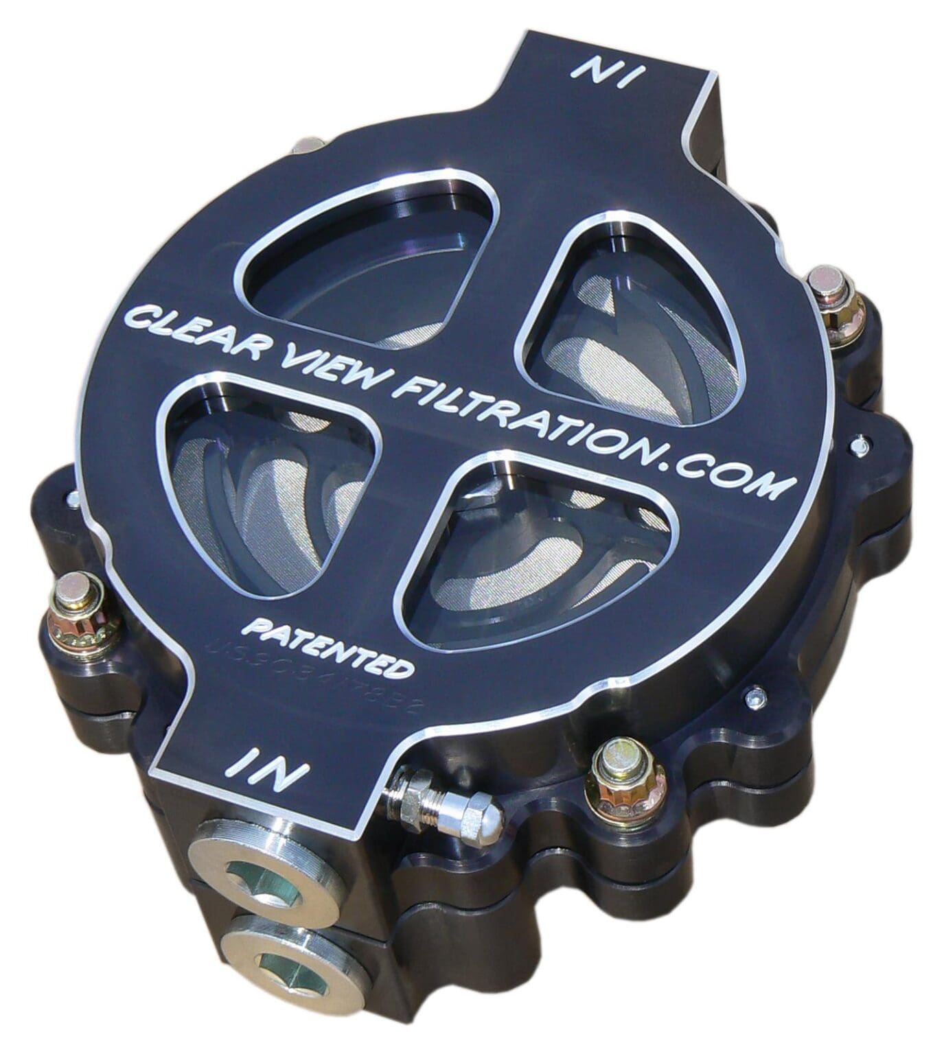 Clear view 6" Hi-Flow Blackout See Through Filter Assembly - Indy ...